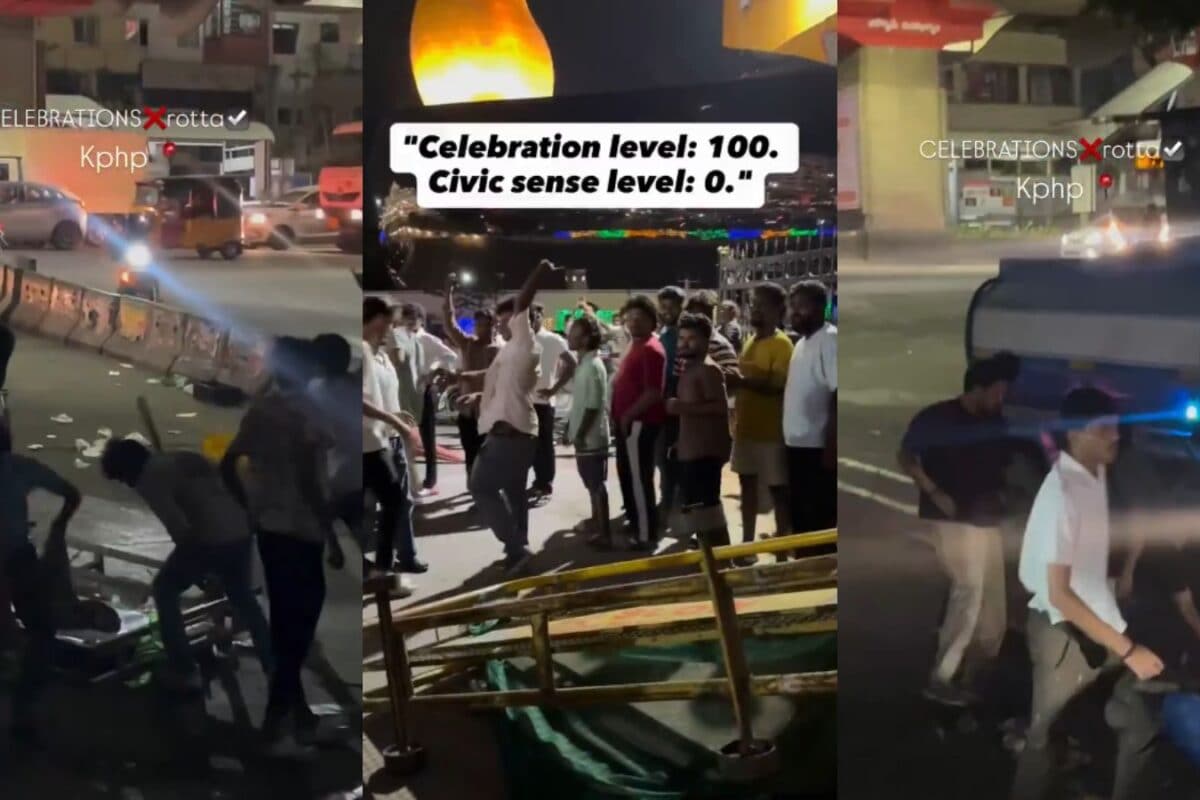 'Most toxic fans?': Viral videos of RCB supporters damaging property ...