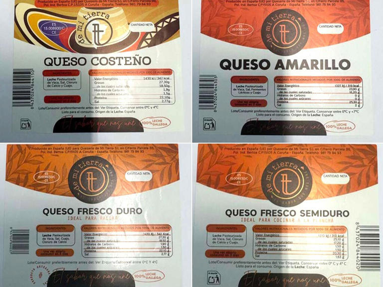 Alerta alimentaria por listeria en queso fresco latino producido en Galicia