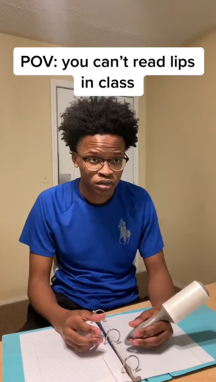 When you can’t read lips in class 🤨👀 and now you’re just making up the ...