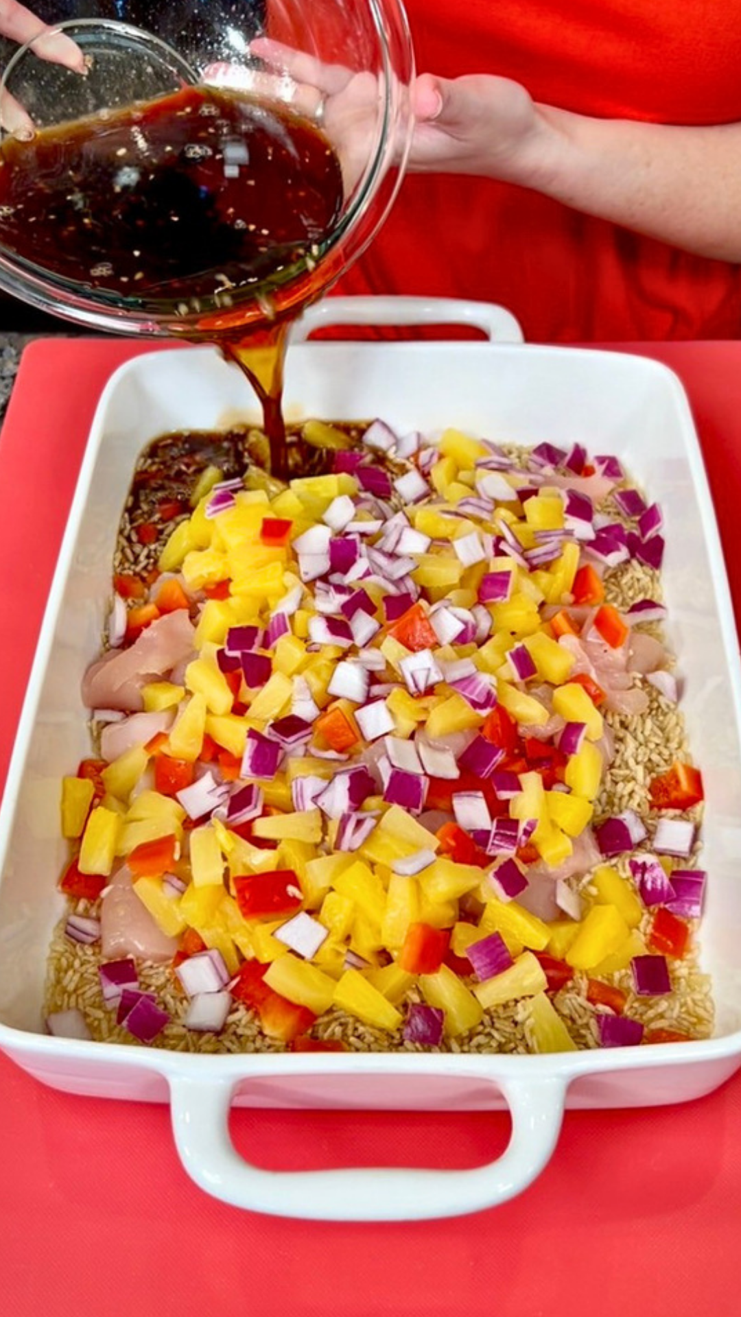 Aloha chicken casserole: Easy pineapple rice bake