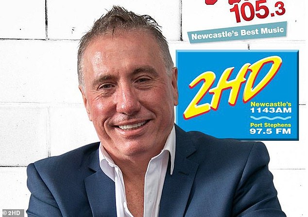 Crowd gasps as radio boss gropes presenter as she accepts award