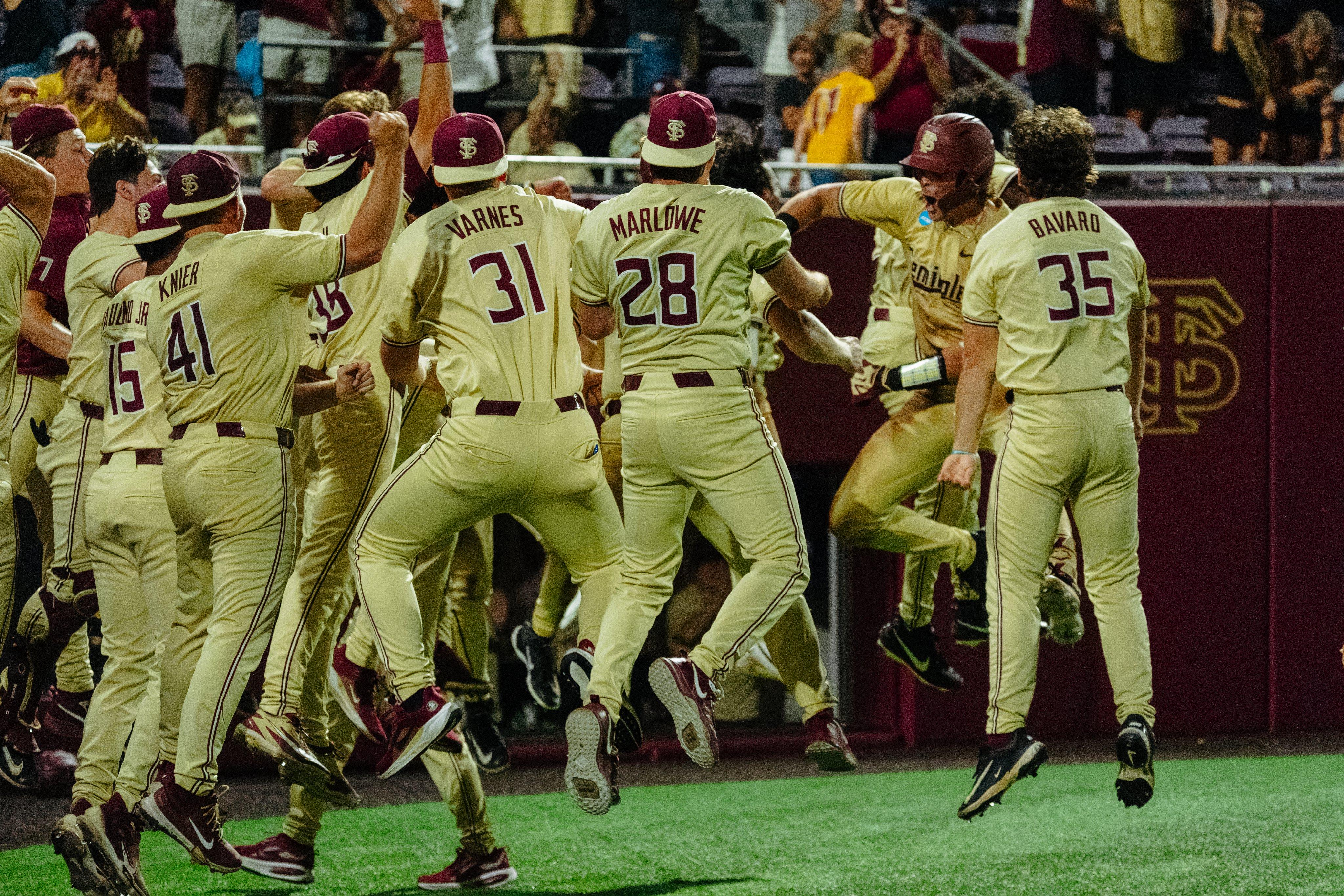 FSU baseball overcomes late deficit, scores three runs in 10th to ...