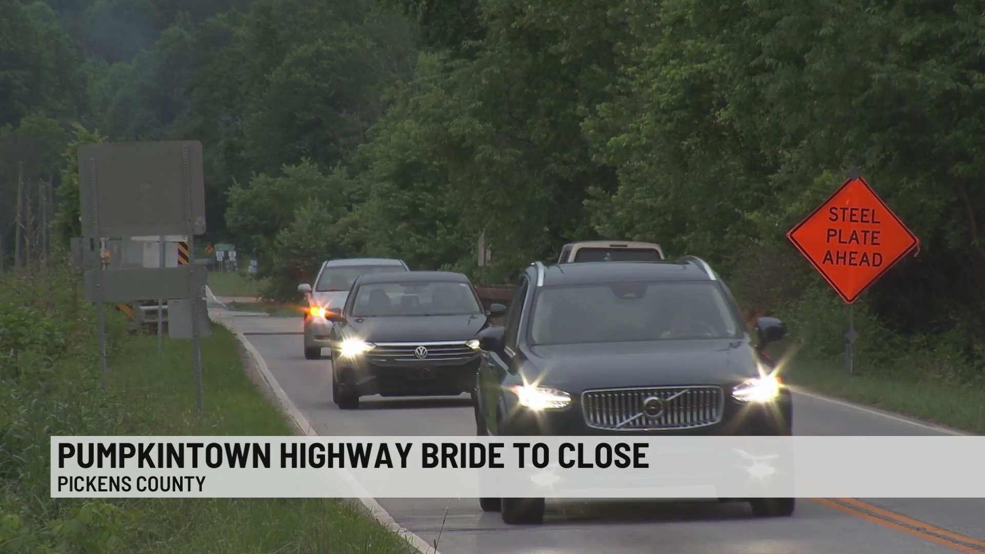 SCDOT announces temporary road closure in Pickens County