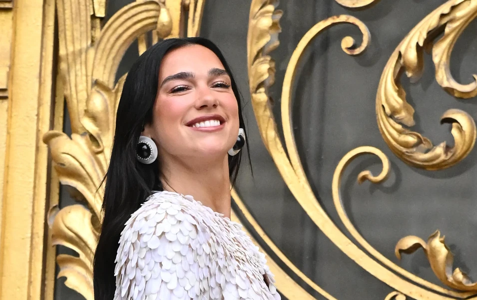 Dua Lipa’s bridal suit channels Bianca Jagger in London wedding