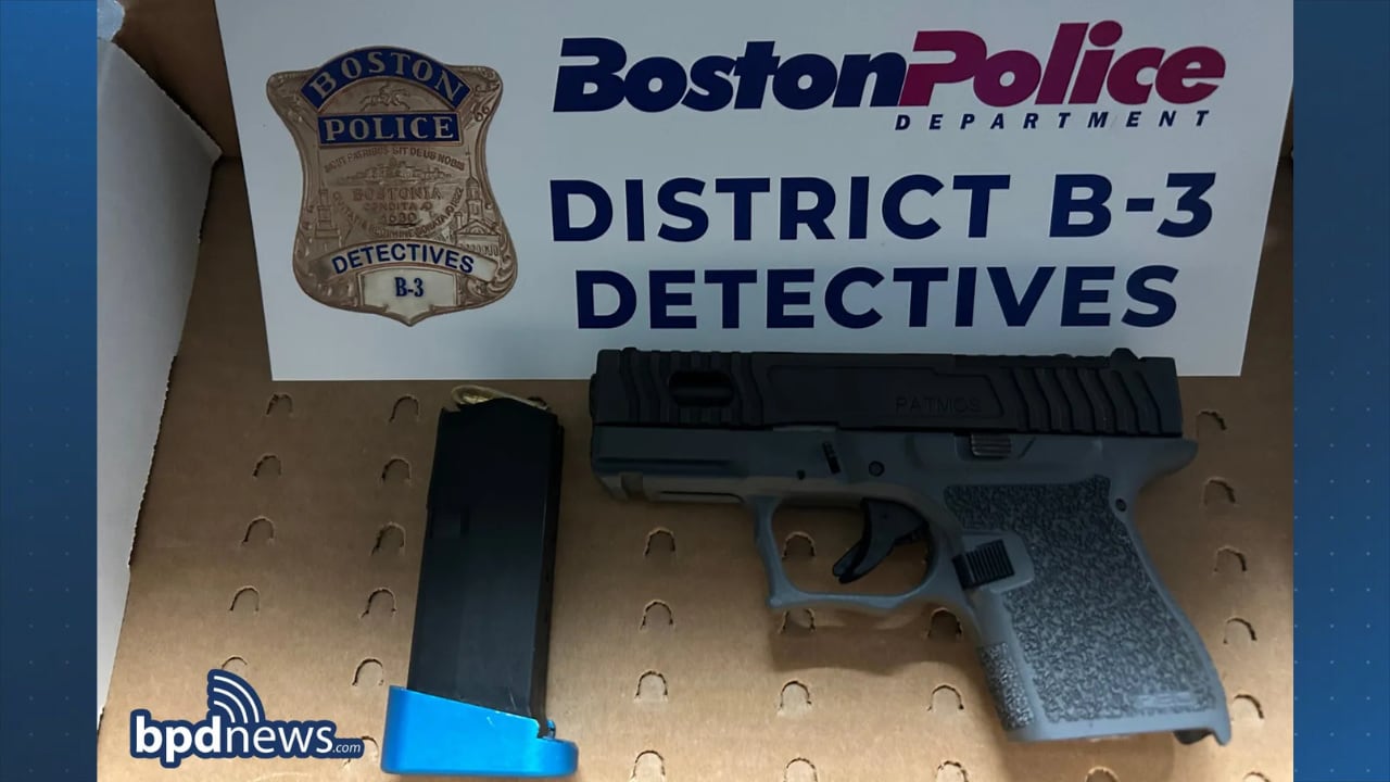 Dorchester man taken into custody on firearm charges following traffic stop