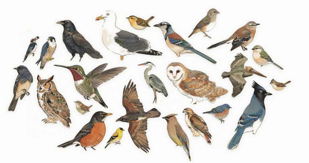 $80 DIY bird listening device creates painterly collages of avian visitors