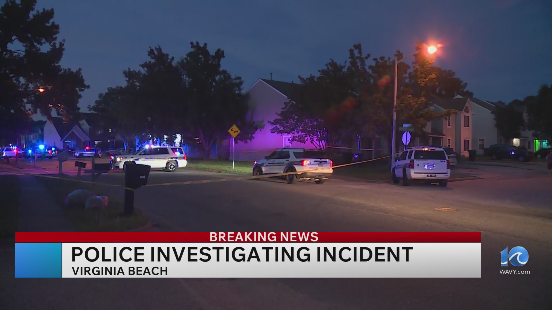 Active scene: Gunshot incident on Warwick Drive in Virginia Beach