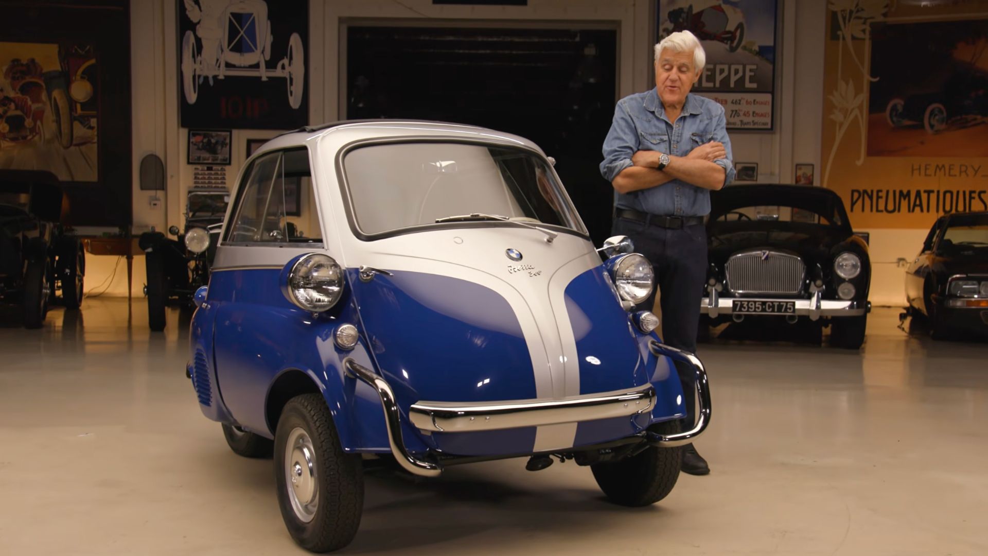 Jay Leno drives BMW's ultimate big block—and it only makes 13 horsepower
