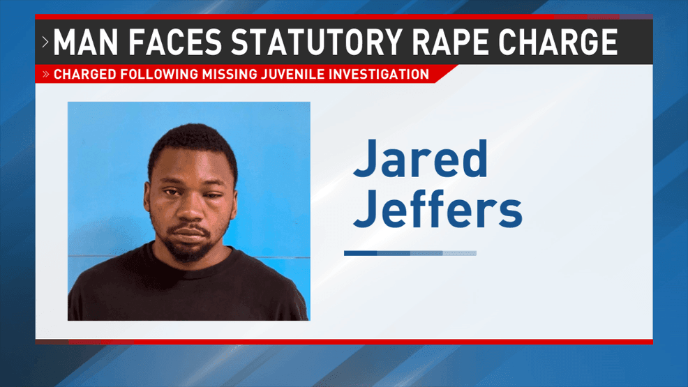 Man charged with statutory rape of a minor following missing juvenile ...