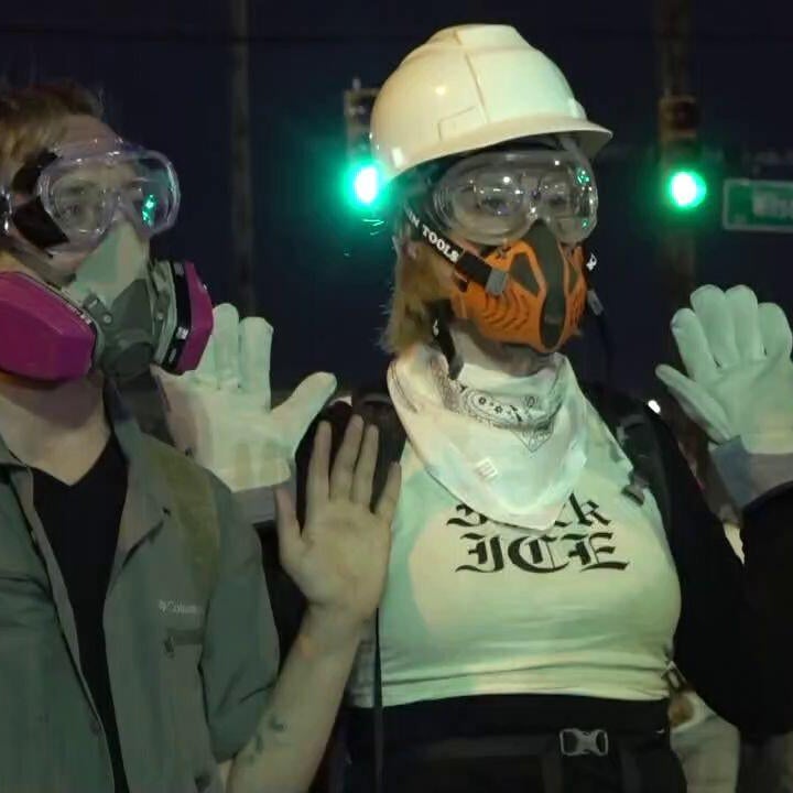 Protesters, NJ State Police clash near Delaney Hall, despite curfew