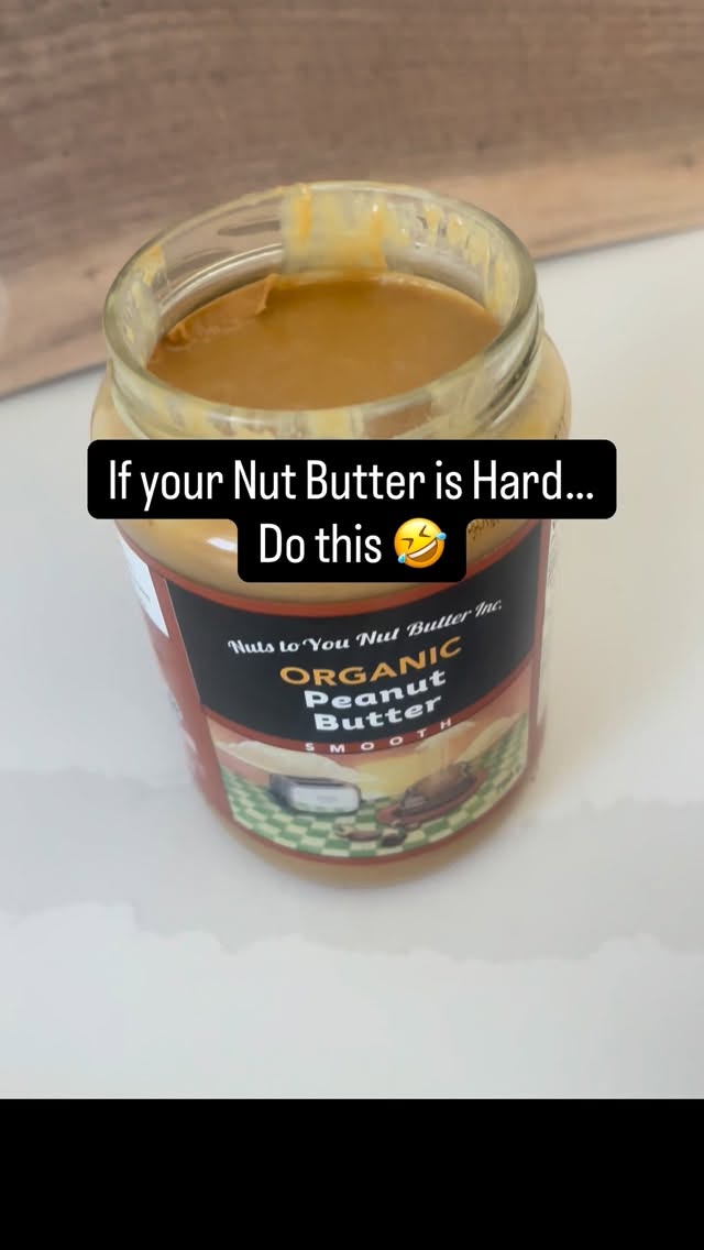 You’ve been fighting your nut butter with a spoon for no reason 😂🤦🏼‍♀️