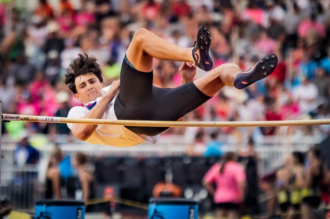 Wichita Trinity hooper tried high jump on a whim. Now he's a state champion