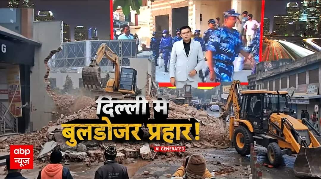 Delhi bulldozer action: दिल्ली में 'योगी मॉडल' का प्रहार! | Encroachment