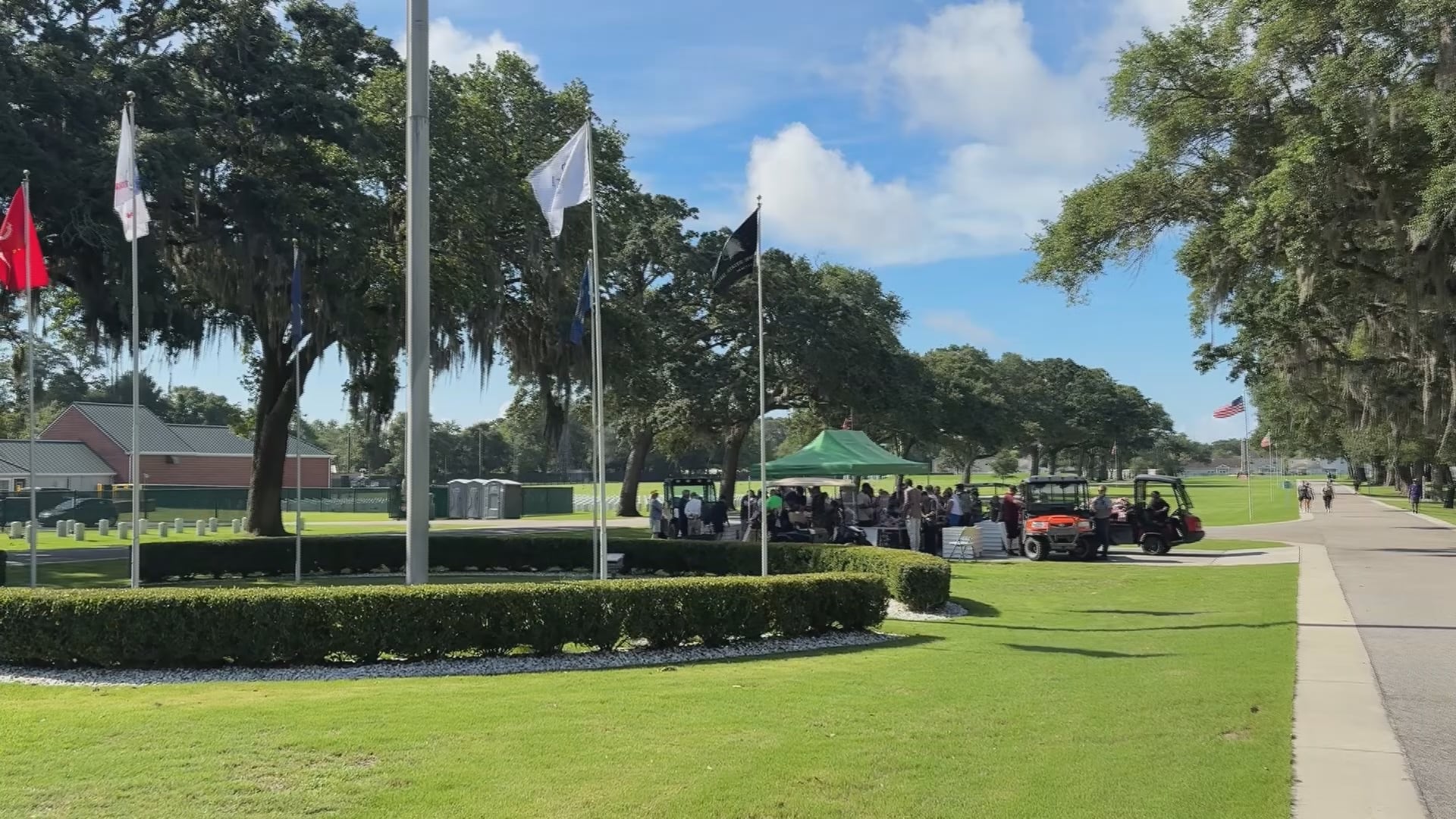 Volunteers gather at Biloxi National Cemetery to retrieve 27,000 ...