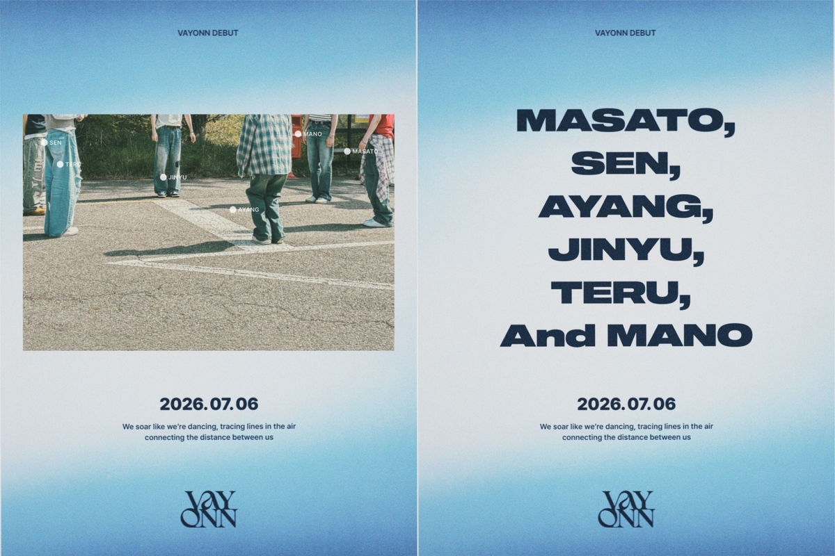 ‘INCODE NEW boy group’ VAYONN (Beyon) to debut on July 6