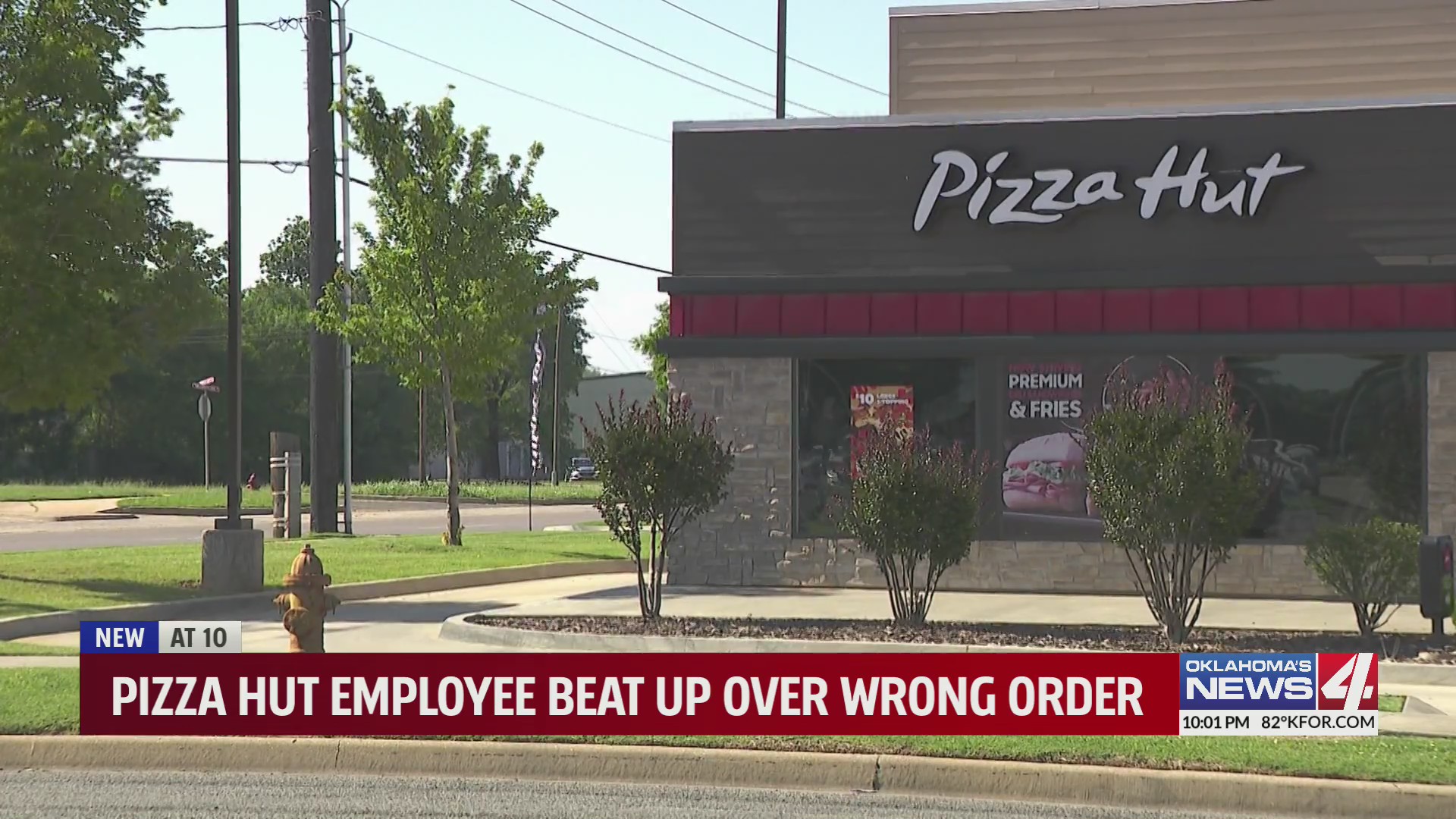 Pizza Hut employee beat up over wrong order