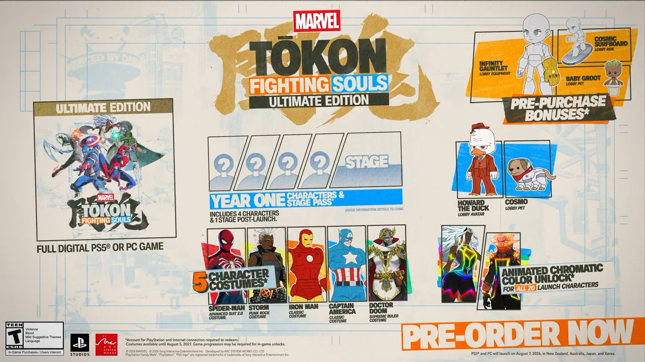 Marvel Tokon Fighting Souls Official Fighting Avengers Trailer