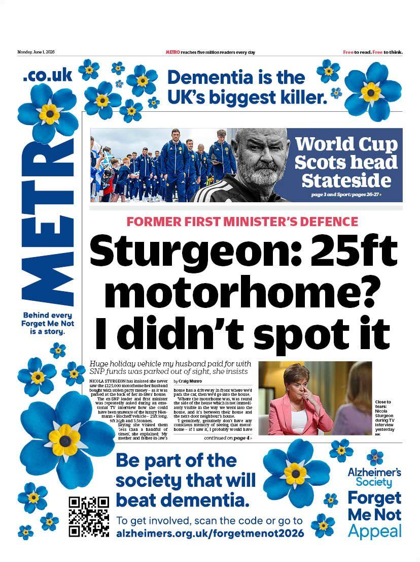 Scotland's papers: Sturgeon's 'tears on TV' and call for joint SNP inquiry