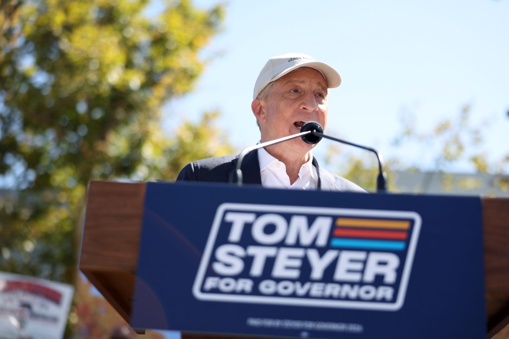 Controversial California governor candidate Tom Steyer pulls ahead in ...