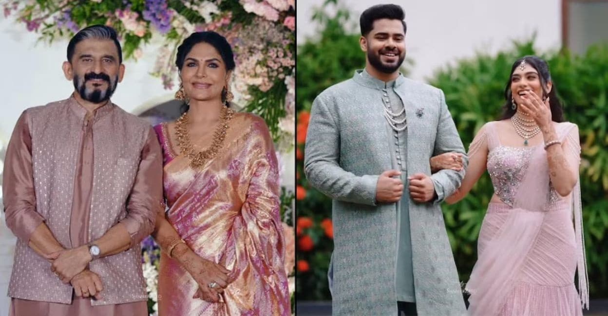 Asha Sharath’s daughter Keerthana gets engaged; Dileep, Jayaram among ...