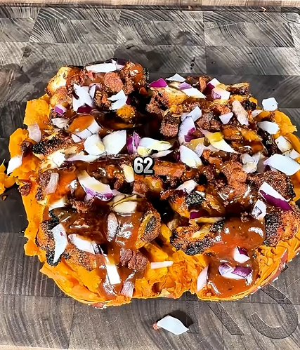 BBQ chicken sweet potato 🌟🔥 Stupid Simple Sundays Ep. 4! 582 calories ...