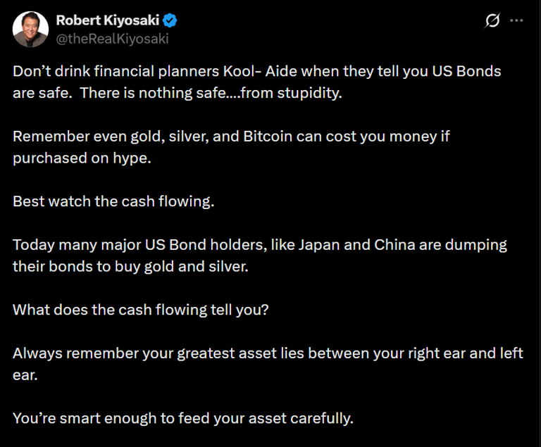 'Rich Dad Poor Dad' author Robert Kiyosaki warns against buying Bitcoin ...