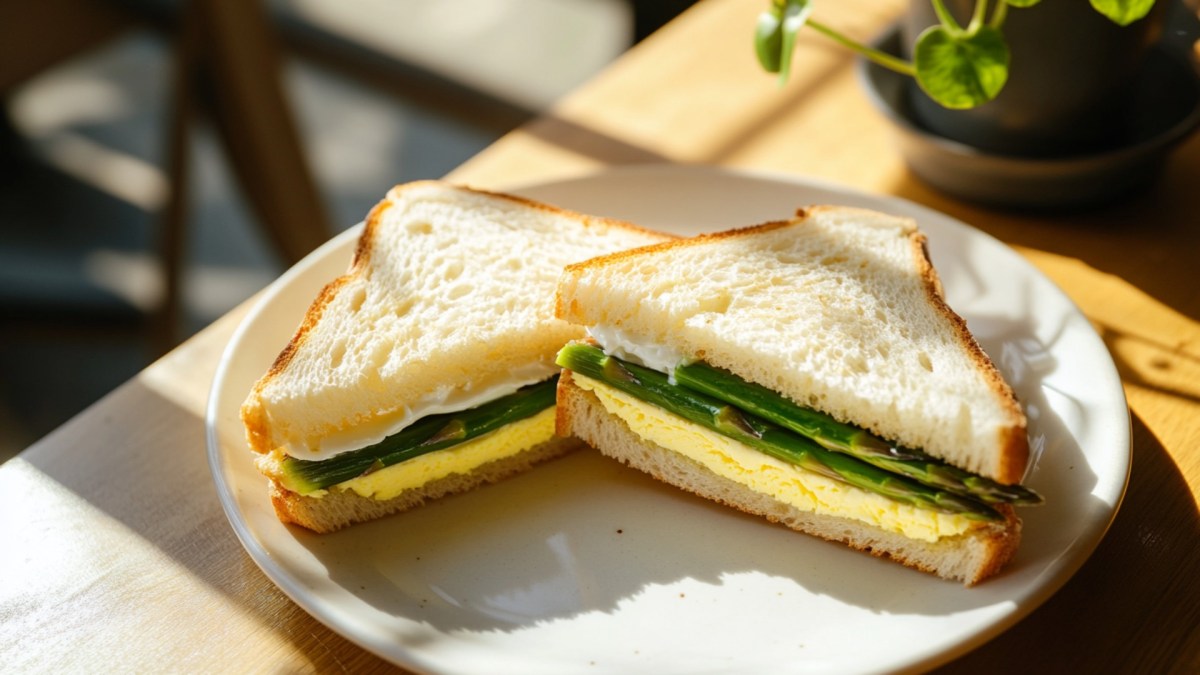 Das perfekte deutsch-japanische Fusion-Sandwich: Spargel-Sando mit Ei ...