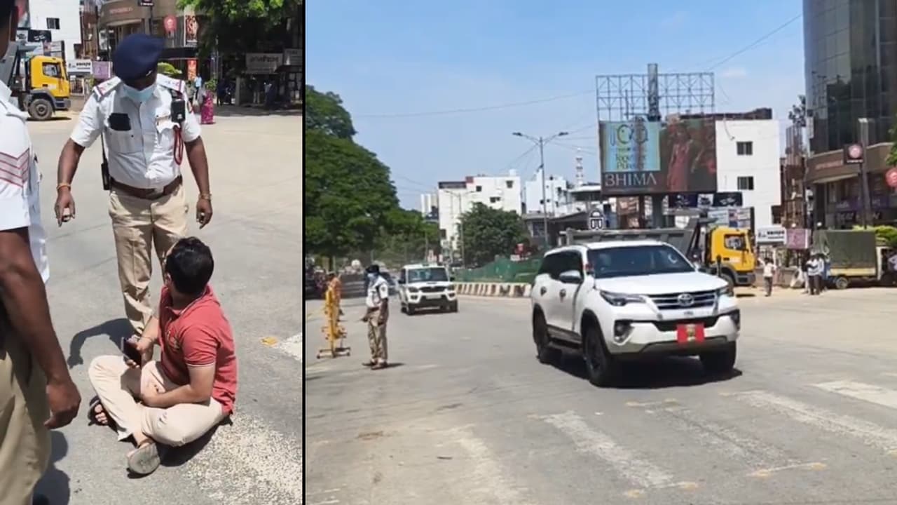 'Wife is pregnant': Traffic halted for 30 mins, furious Bengaluru ...