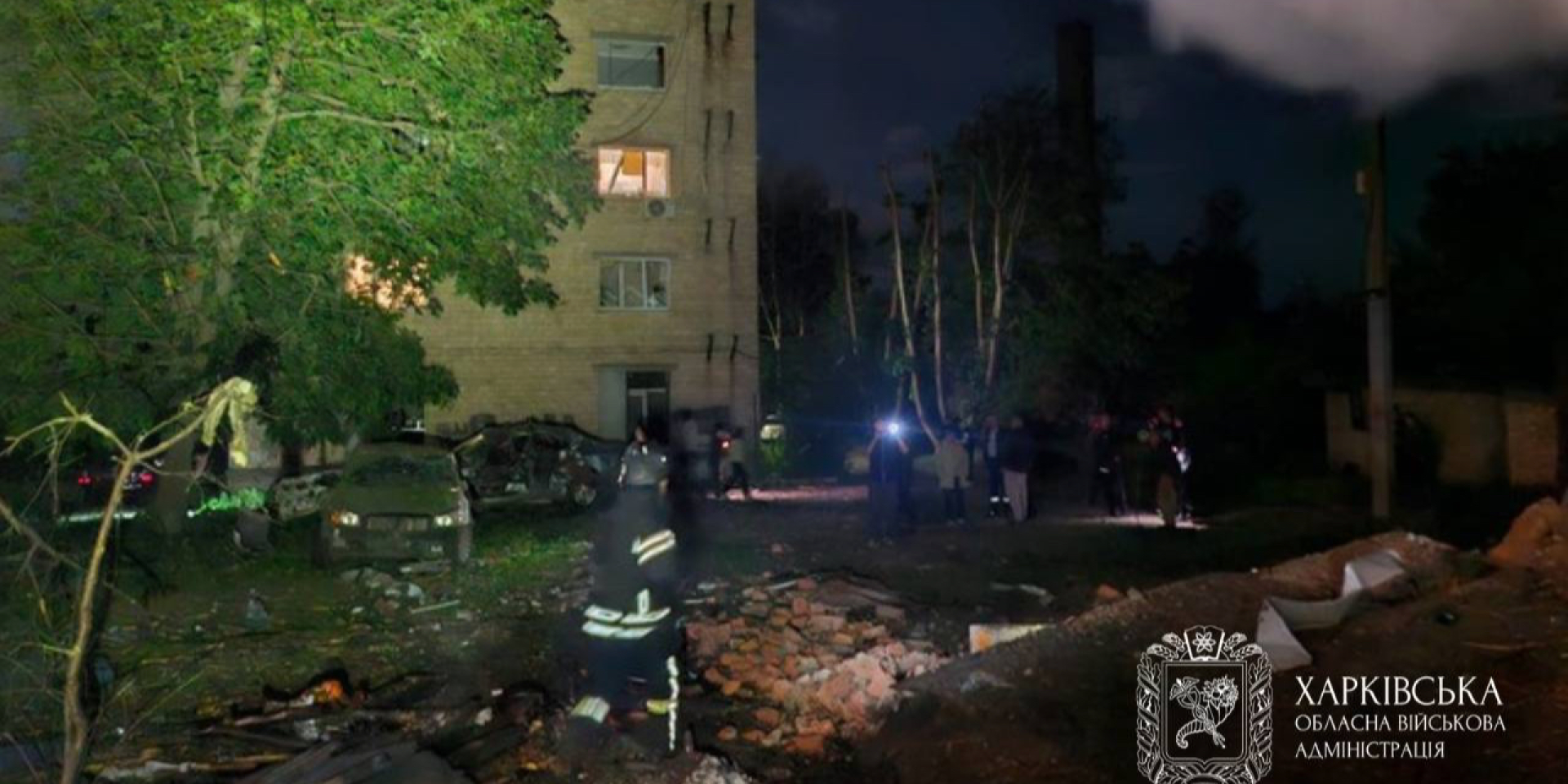 Two injured as 14 Russian Shahed drones swarm Kharkiv residential ...