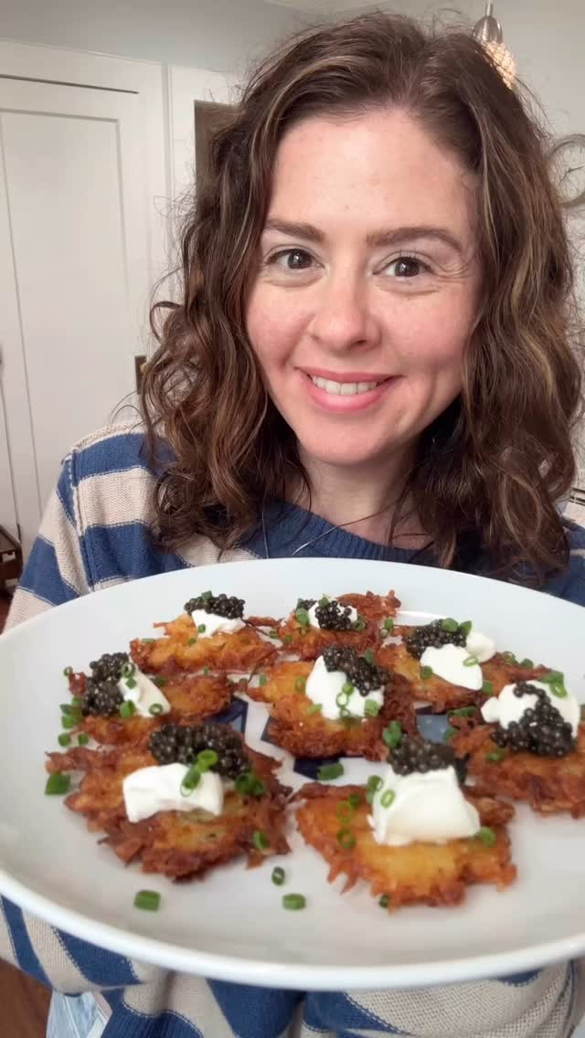 Homemade potato latkes with expert tips