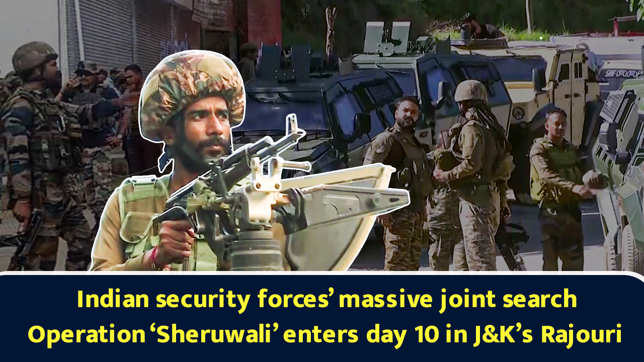 Indian security forces’ massive joint search operation ‘Sheruwali ...