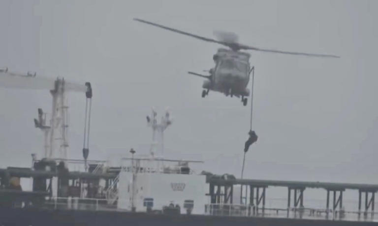 French Navy intercepts sanctioned Russian shadow fleet tanker in ...