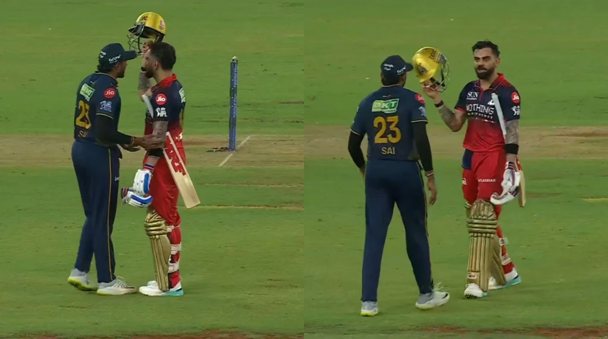 Watch: Kohli shows his sportsmanship after fiery exchange with Sai ...