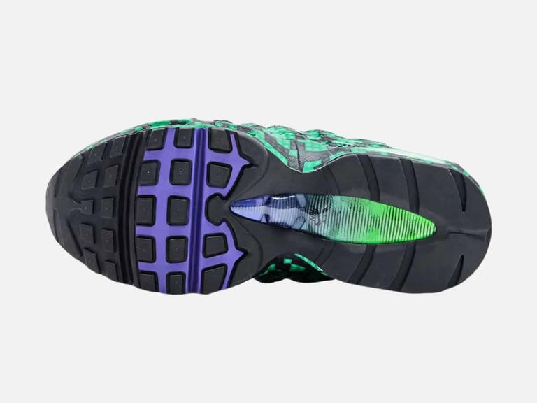 Lego’s Nike Air Max 95 ‘Lucky Green’ is a Minecraft Creeper for your feet