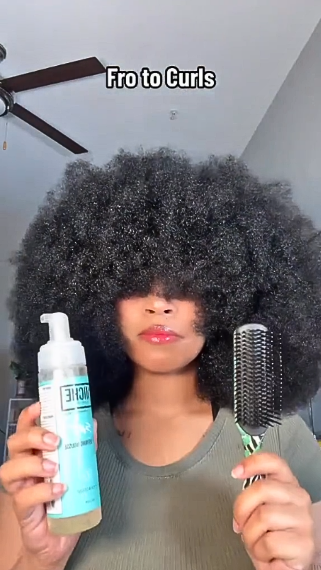Fro To Curls With Leave In Mousse
