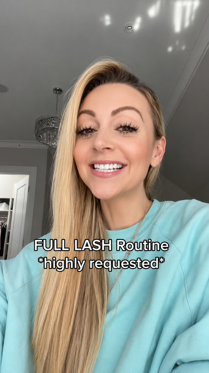 A simple mascara tip for blending extensions with natural lashes