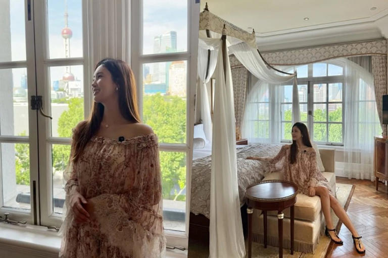 Lee Da Hae debuts sweet baby bump during relaxing Shanghai trip