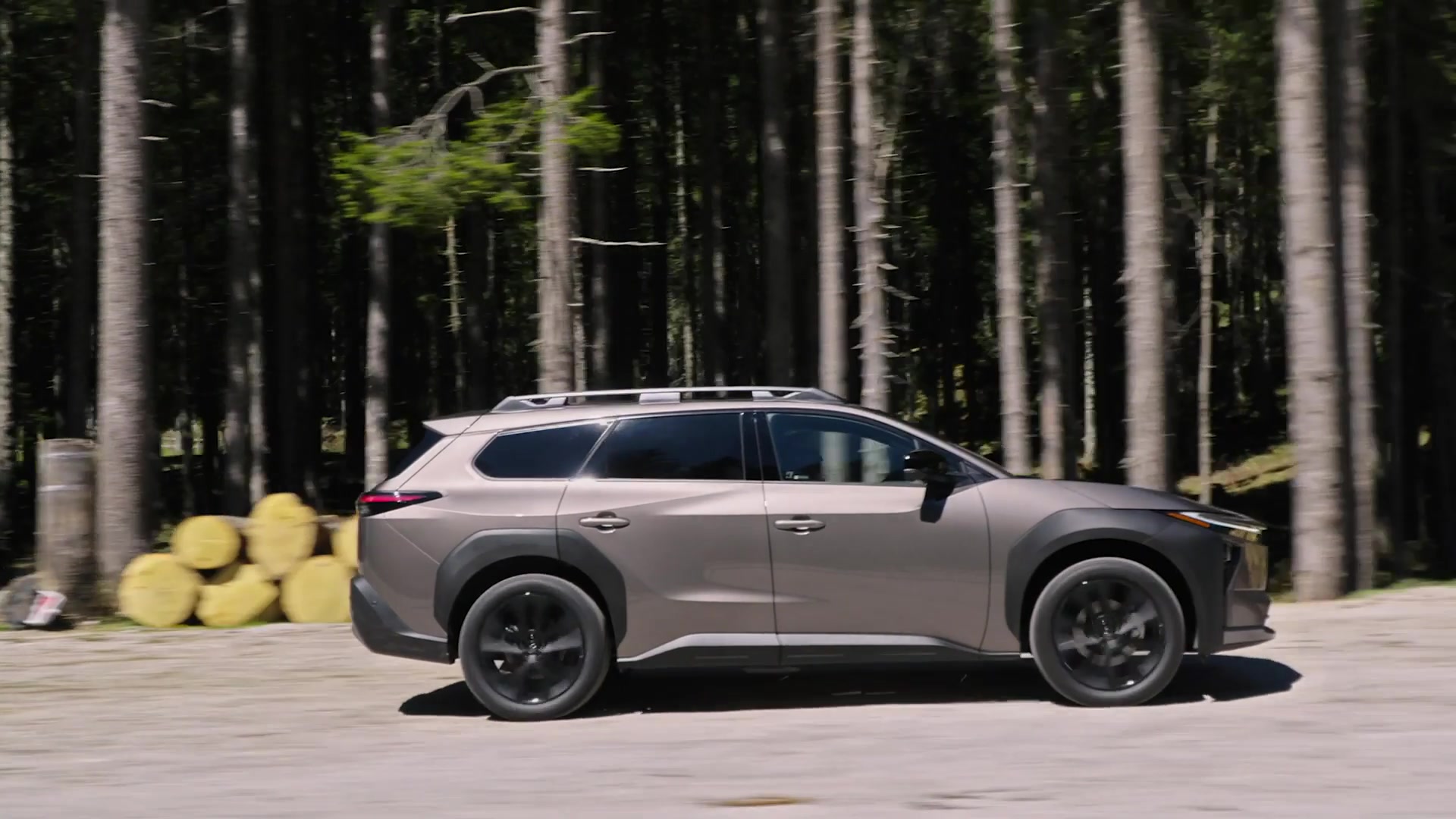 2026 Toyota bZ4X Touring in Brilliant Bronze Metallic driving video