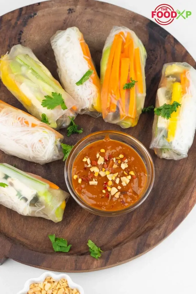 Homemade fresh spring rolls recipe