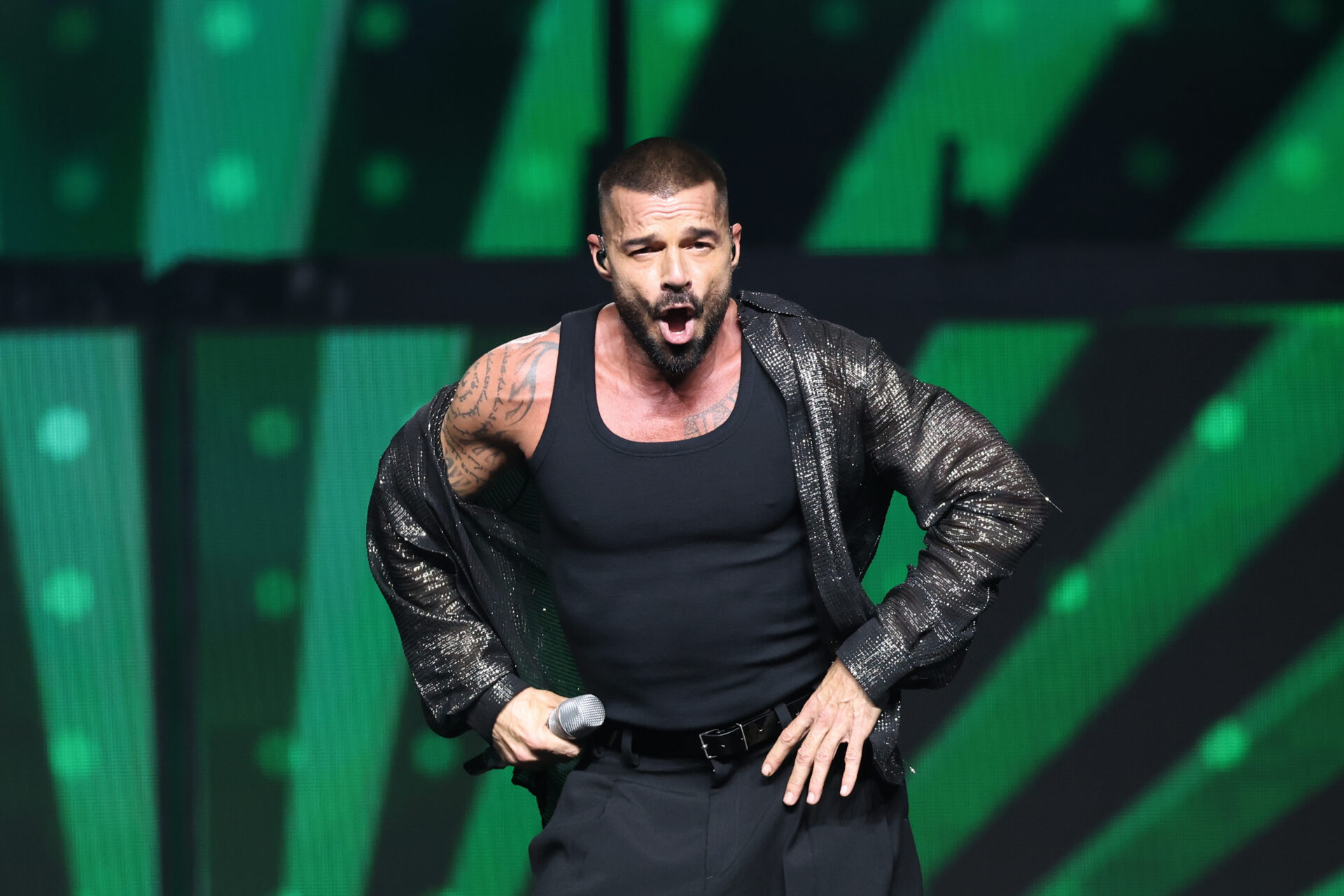 What did Ricky Martin say about the attack on his concert in Montenegro?