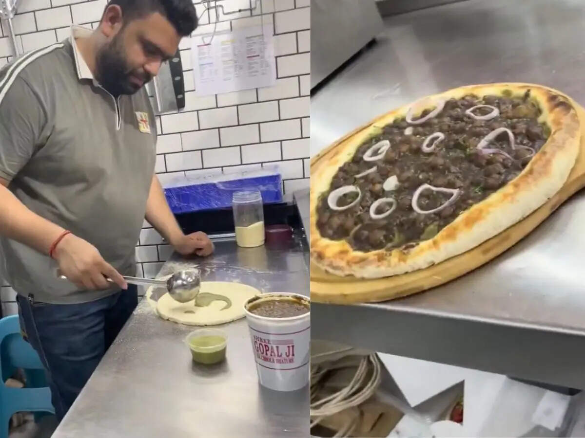 Chole bhature pizza is now a viral sensation on the internet, netizens ...
