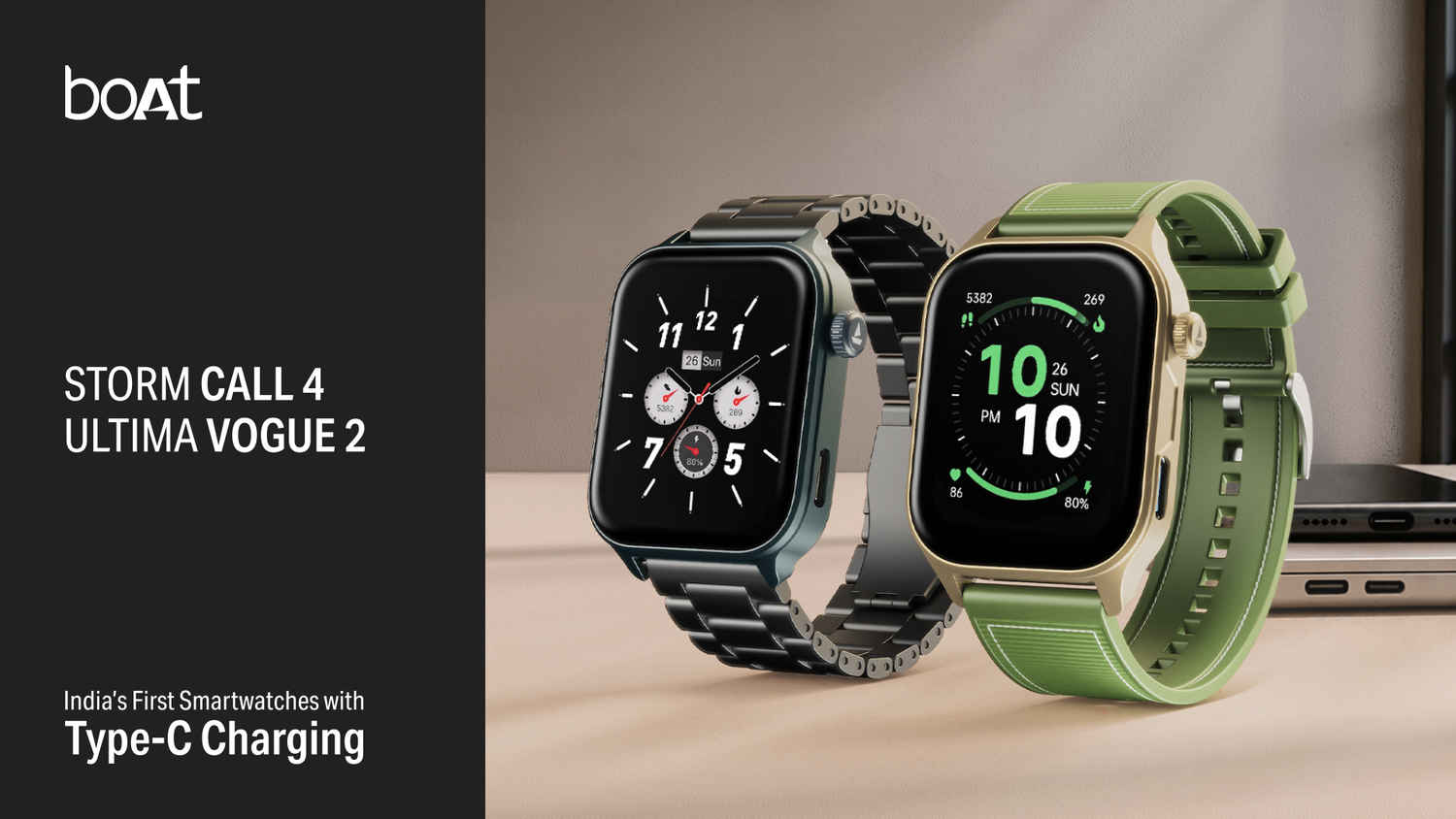 Boat launches Storm Call 4 and Ultima Vogue 2 smartwatches: Price in ...