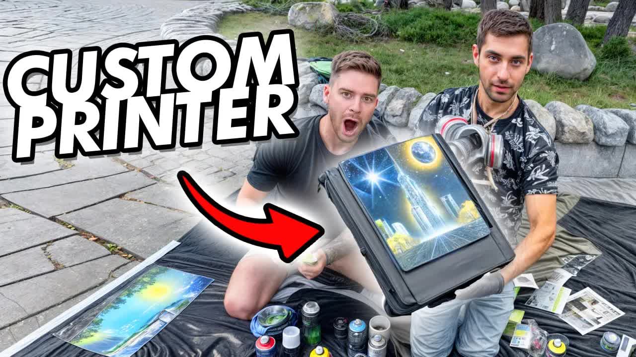What this artist did to my printer was incredible