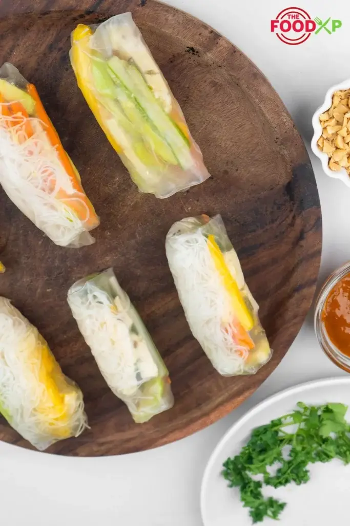 Homemade fresh spring rolls recipe