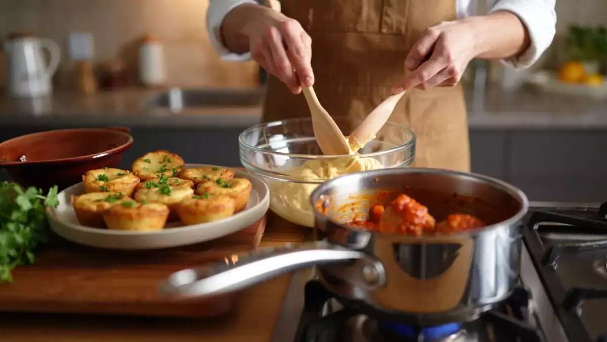 Menú del día, 1 de junio: delicias de muffins de patata, albóndigas a ...