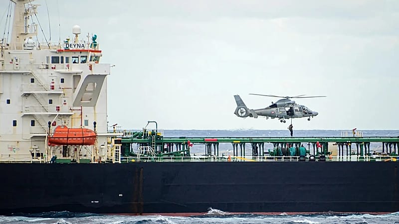 France and allies intercept uncompliant Russian shadow fleet tanker ...