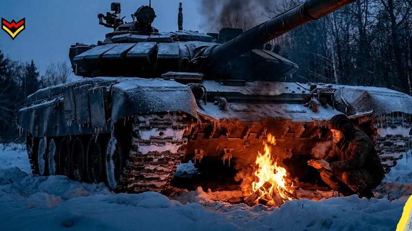Seht, wie ukrainische Besatzungen Leopard 2 und Abrams unter arktischen ...