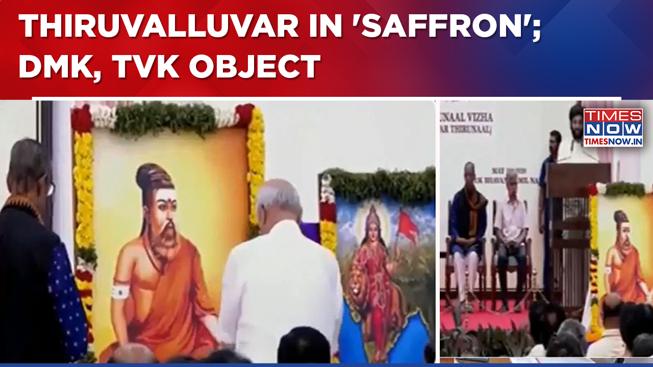 Thiruvalluvar 'saffron' row: Massive political storm erupts, DMK and ...