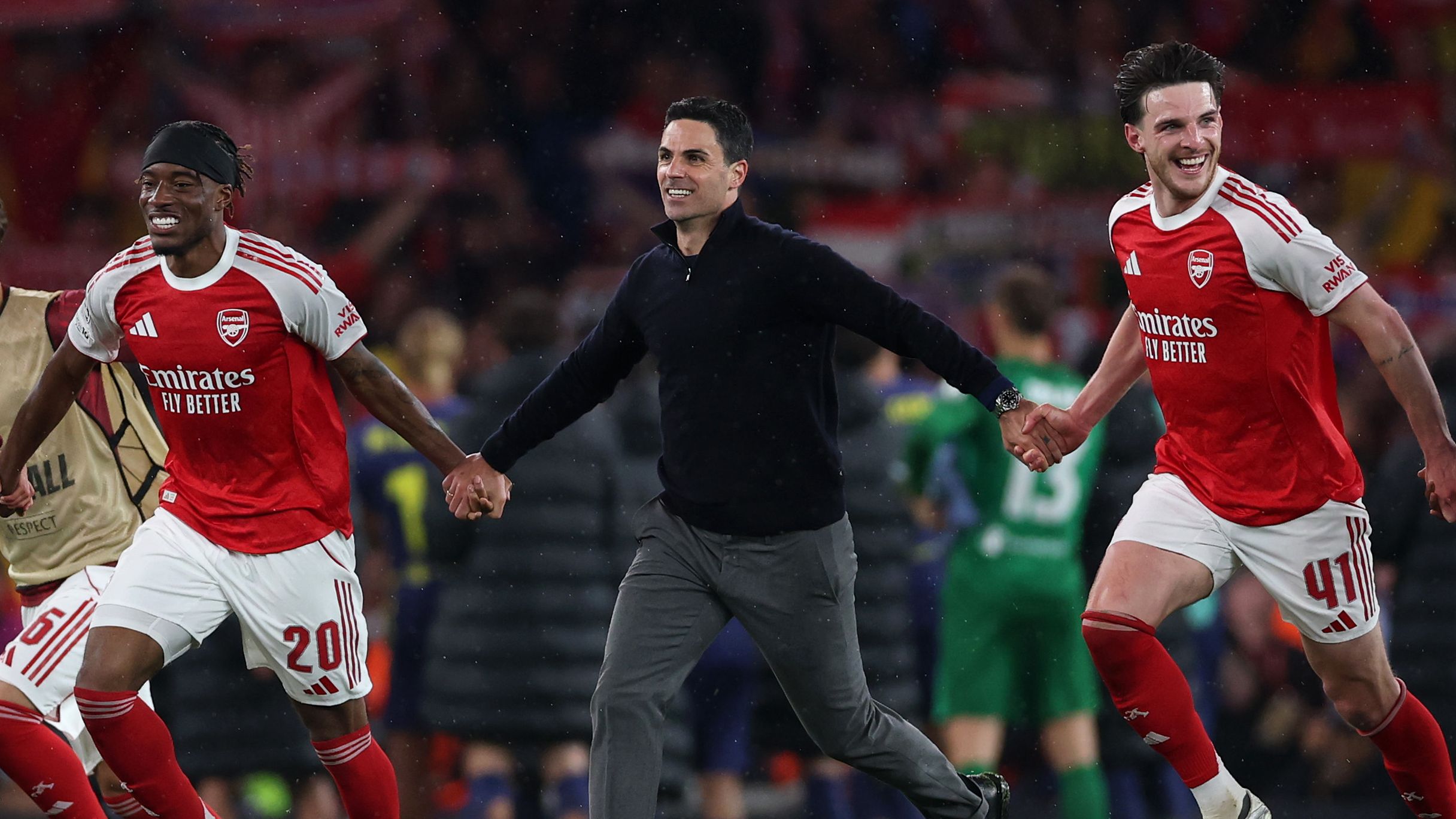 Jealousy everywhere - Arsenal title winners Declan Rice & Noni Madueke ...