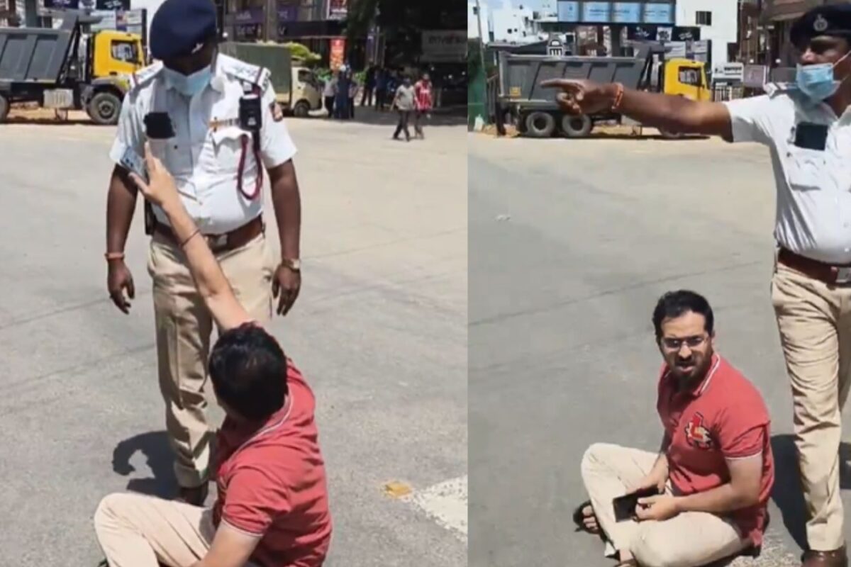 'Why should public suffer': Bengaluru man sits on road after pregnant ...